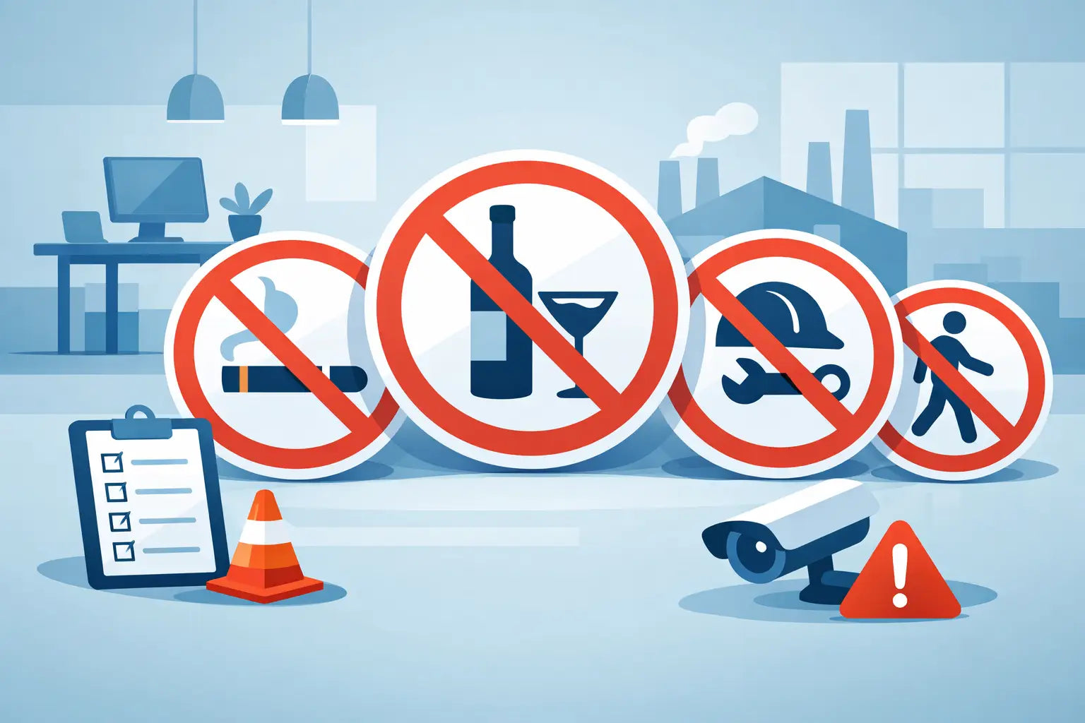 Guide to Workplace Prohibition Signs – The Sign Shed