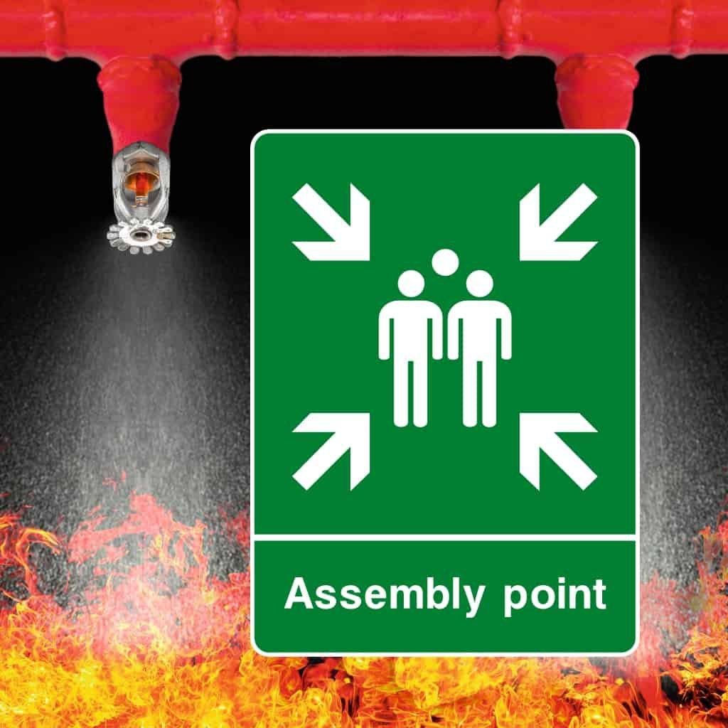 Assembly Point Signs UK – ISO-Compliant Safety Signs – The Sign Shed