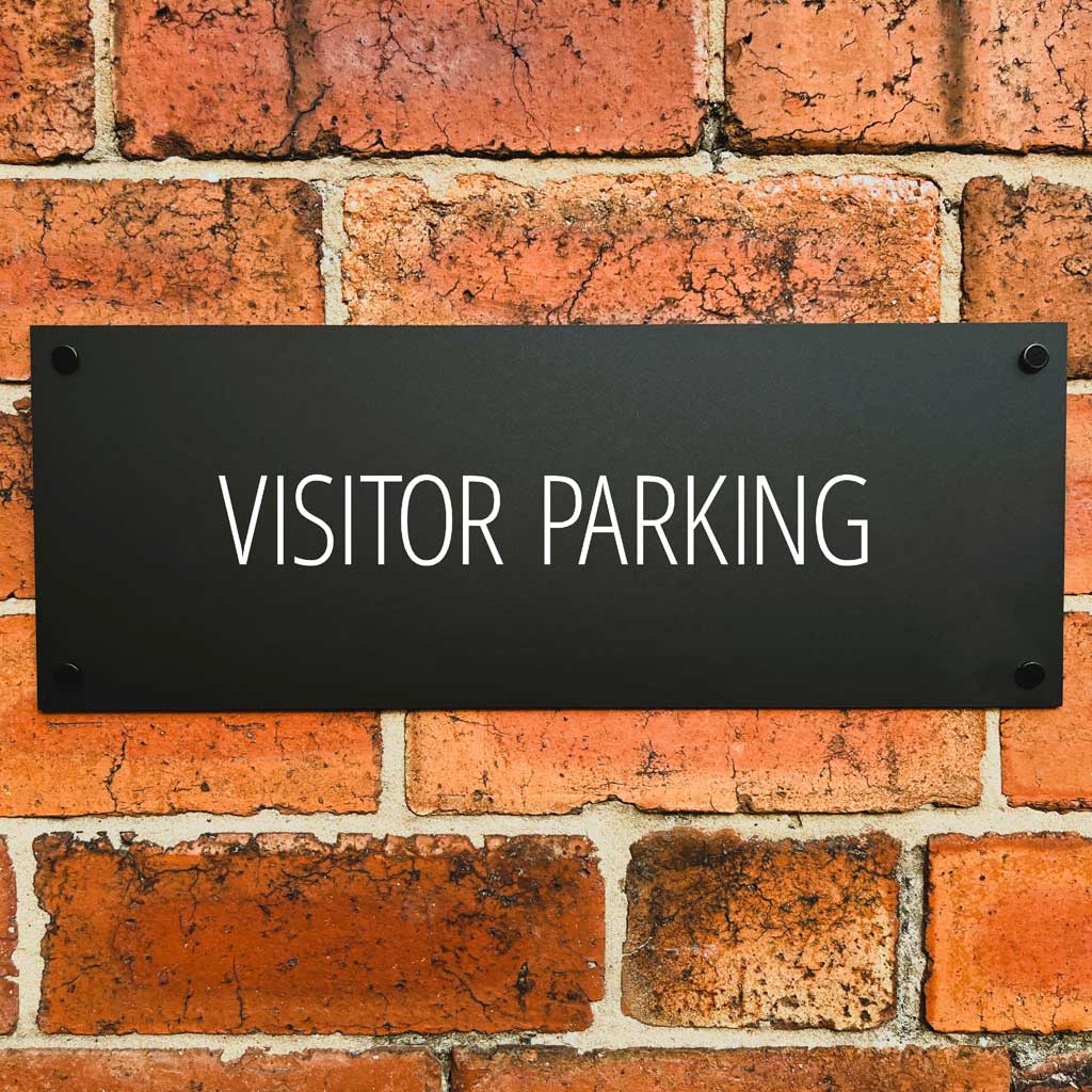 Black Parking Signs | Modern Perspex Signage
