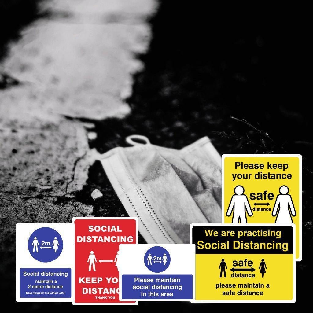 Buy Social Distancing Signs | Trade Prices