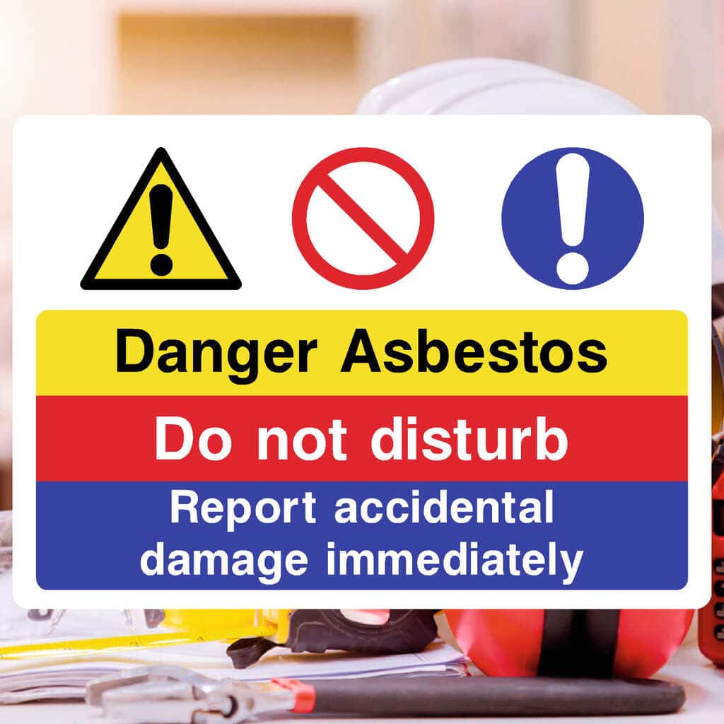 Asbestos Do Not Disturb Sign | Site Safety Signs