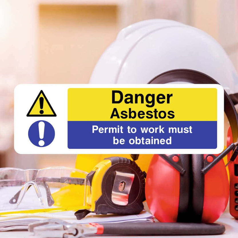Asbestos Warning Signs – HSE & ISO Safety Signs – The Sign Shed
