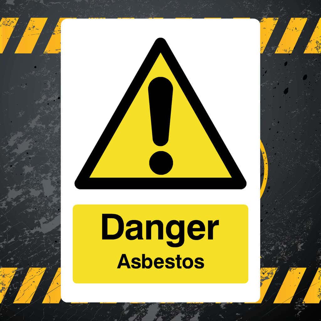 Asbestos Warning Sign – HSE & ISO Safety Sign