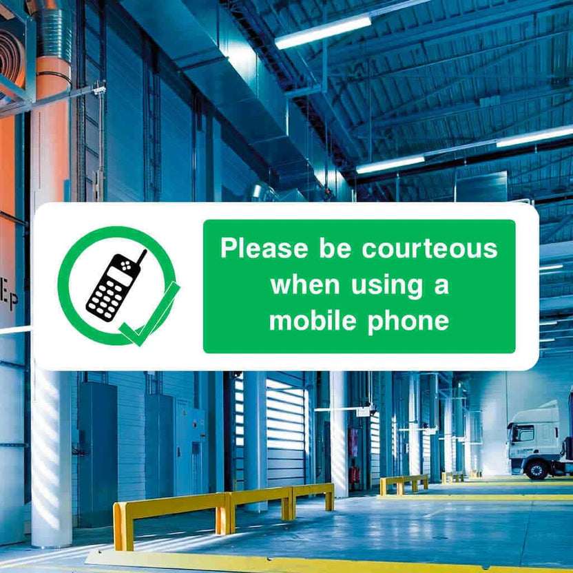 Mobile Phone Signs – No Phones Signs UK – The Sign Shed