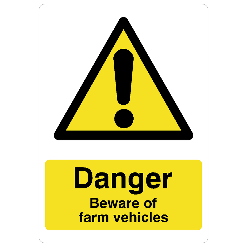 Promote Farm Safety: Shop Farming Hazard Signs Online