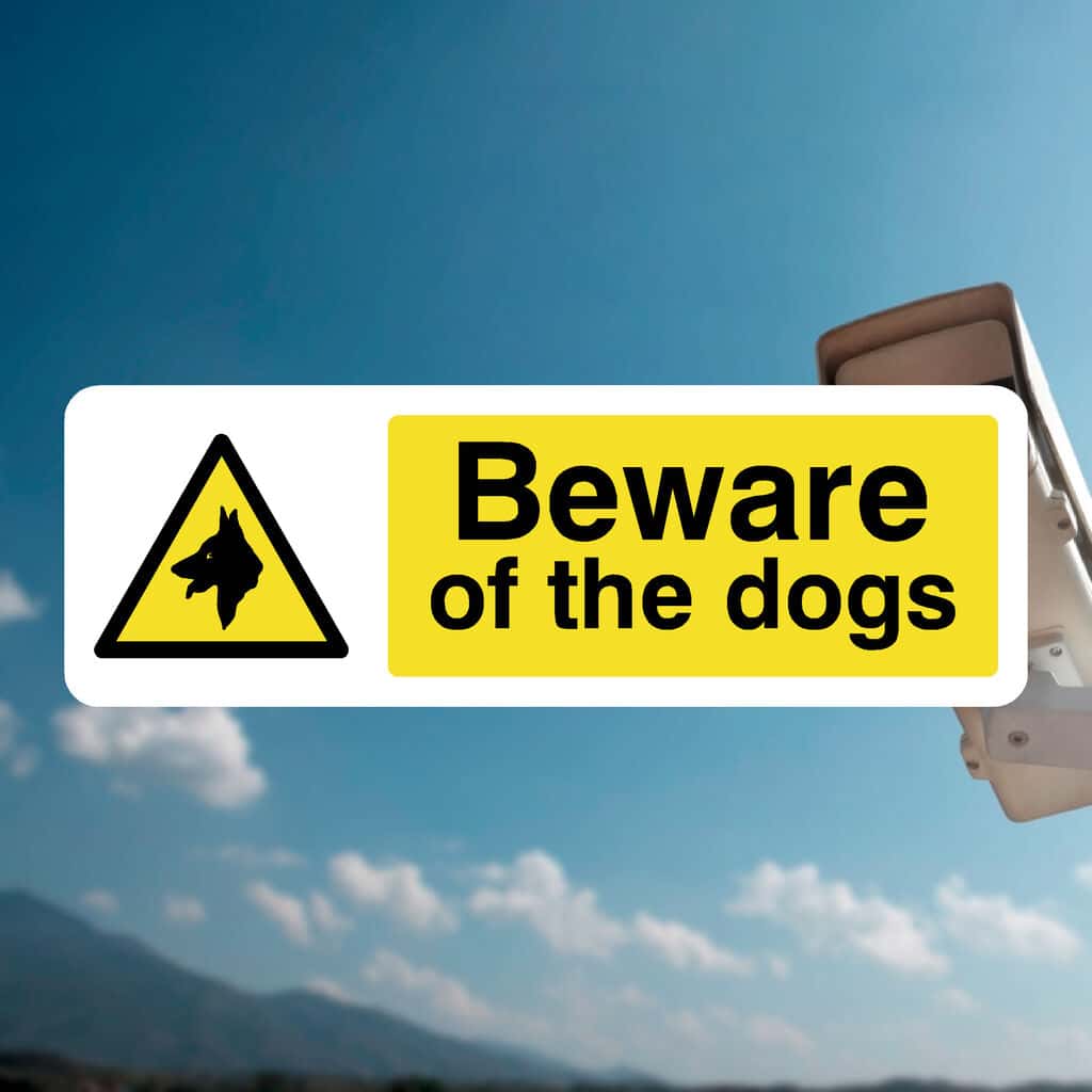 Beware Dogs Warning Sign – Safety & Security Sign