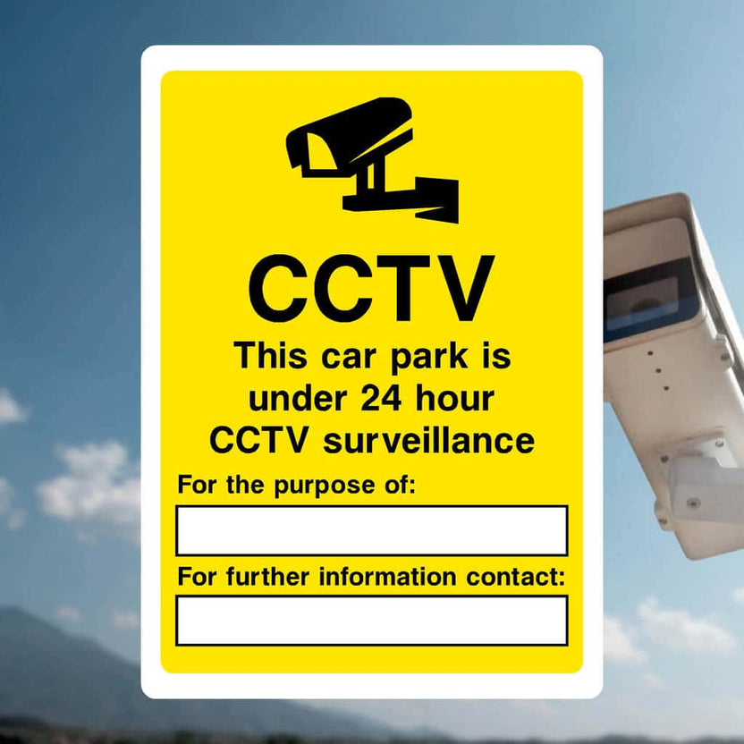 CCTV Warning Signs – GDPR Compliant Security Signage – The Sign Shed