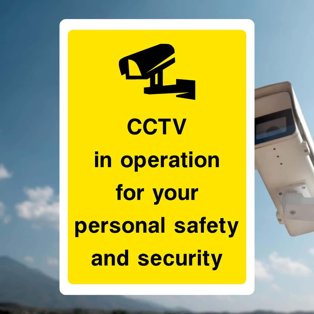 CCTV Operation Safety Sign | UK Security Sign