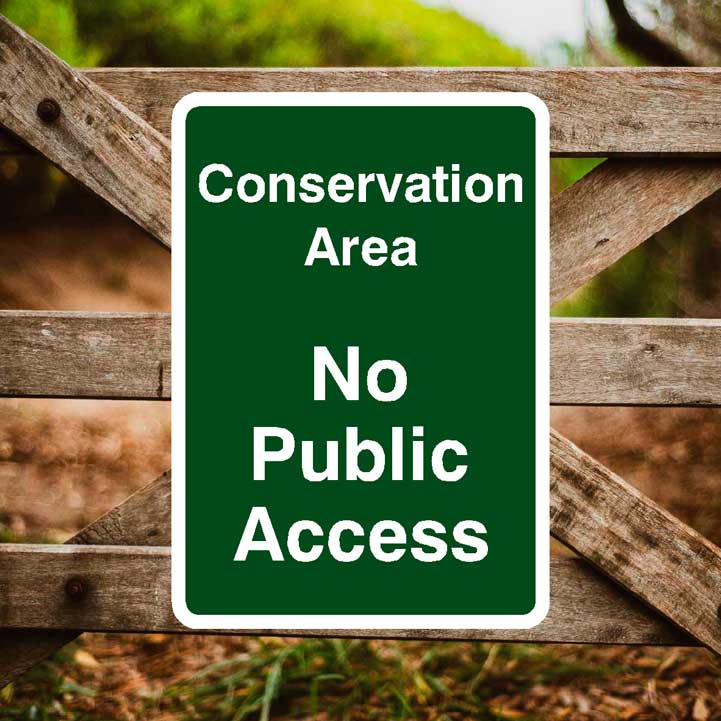 No Public Access Sign | Rural Safety