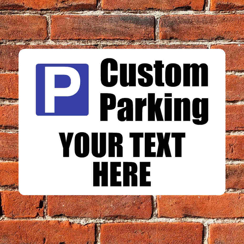 Custom Parking Sign | Bespoke Parking Bay Sign – The Sign Shed