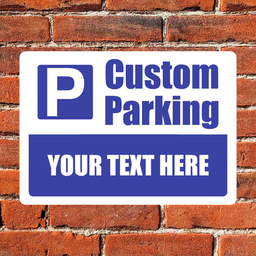 Custom Parking Sign | Bespoke Parking Bay Sign – The Sign Shed