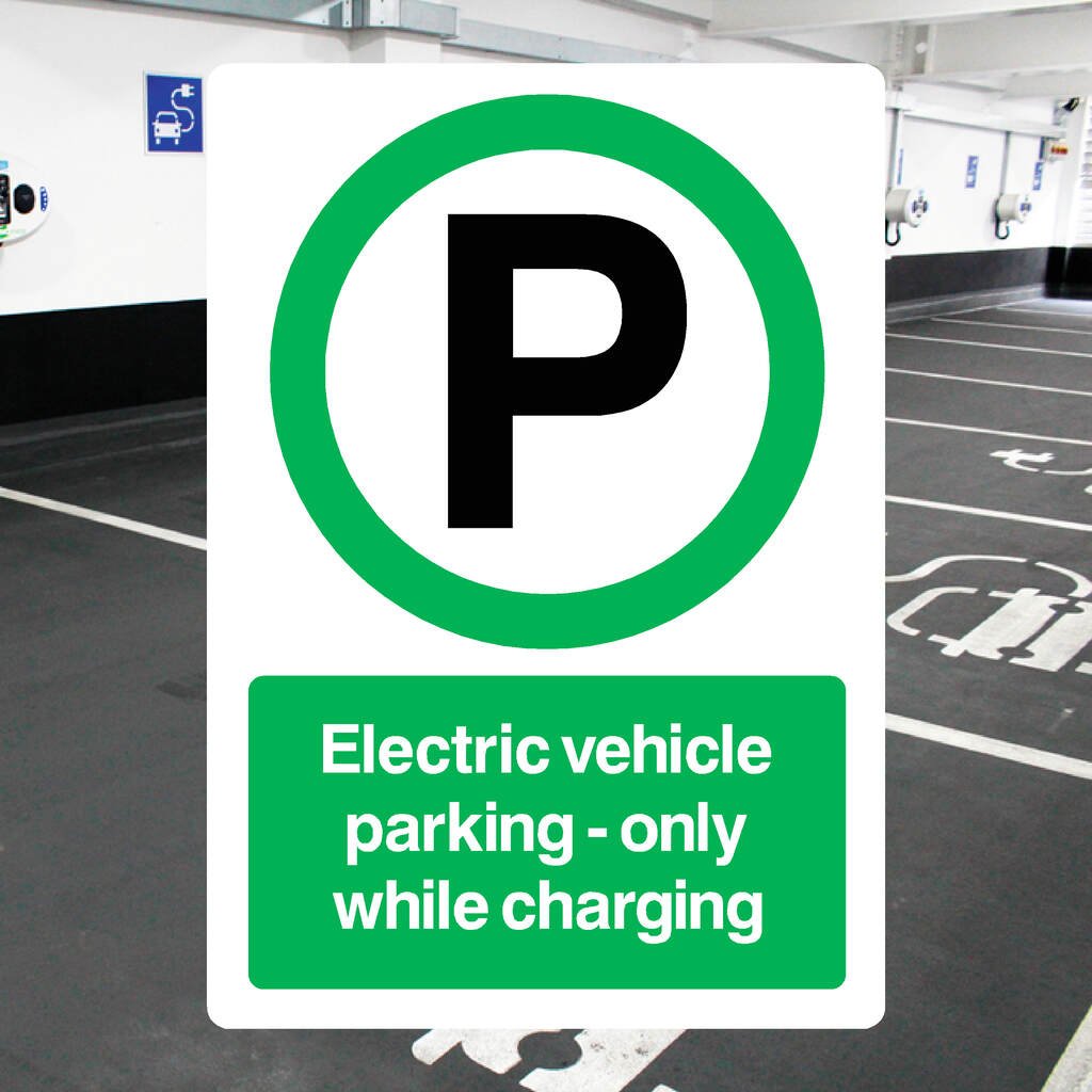 EV Charging Only Sign – Reserved EV Parking Sign