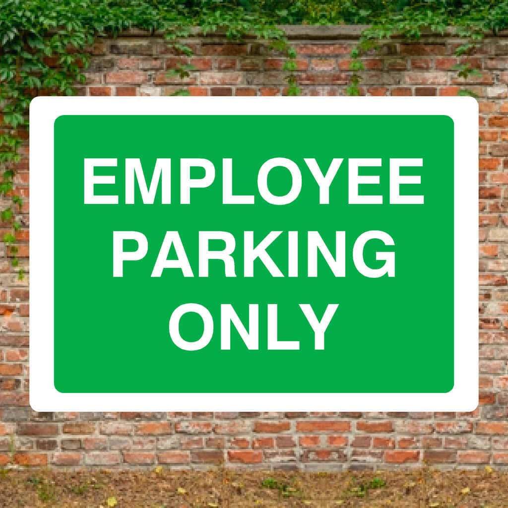 Employee Parking Only Sign – Durable UK Parking Sign