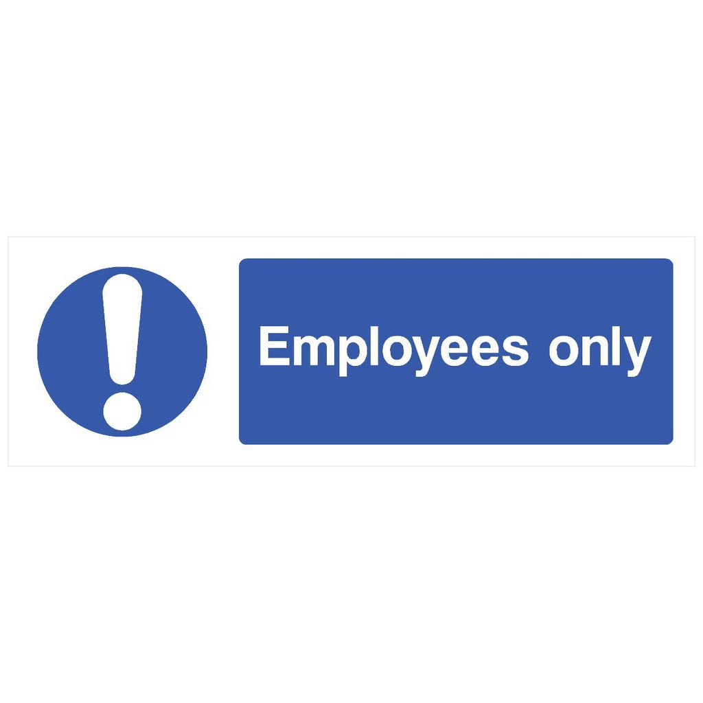 Employees Only Sign | Landscape