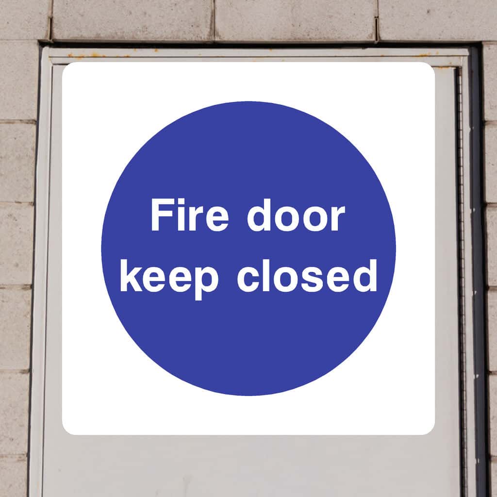 Fire Door Keep Closed Sign – UK Safety Signage