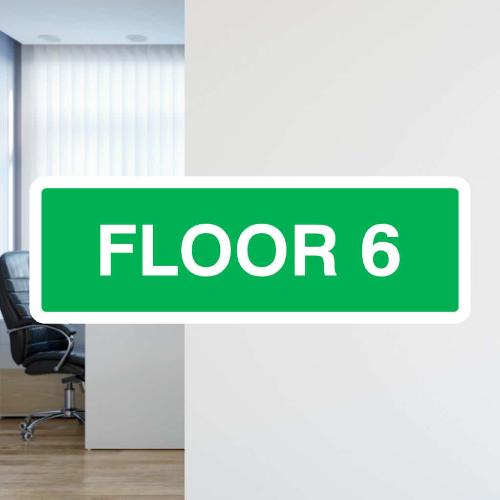 Floor 6 Identification Sign