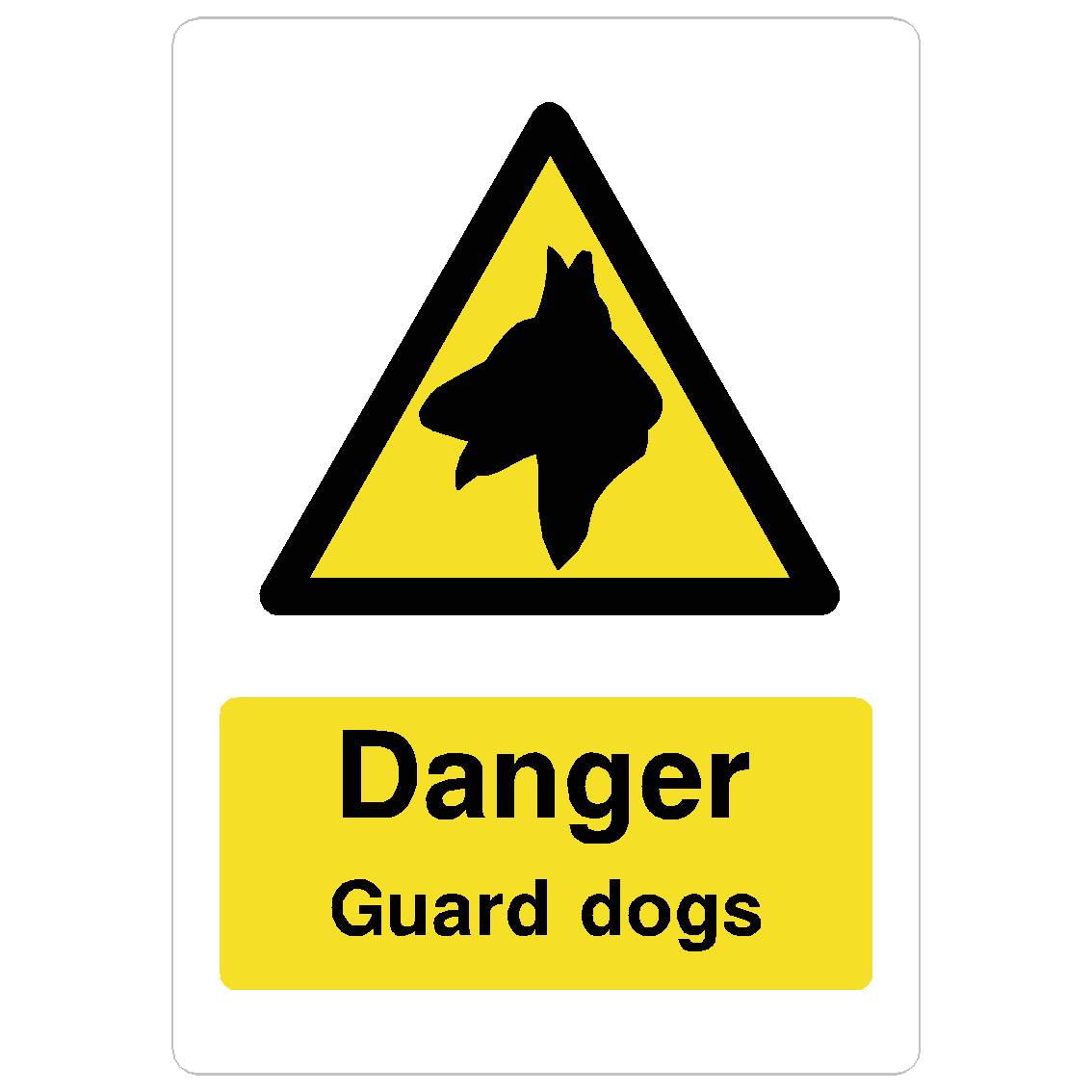 Guard Dogs Sign