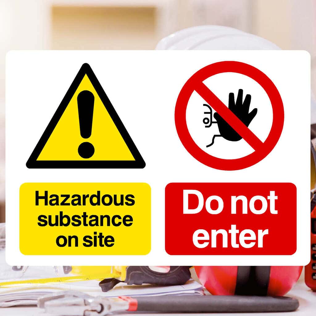 Hazardous Substance Do Not Enter Sign – UK Safety Sign