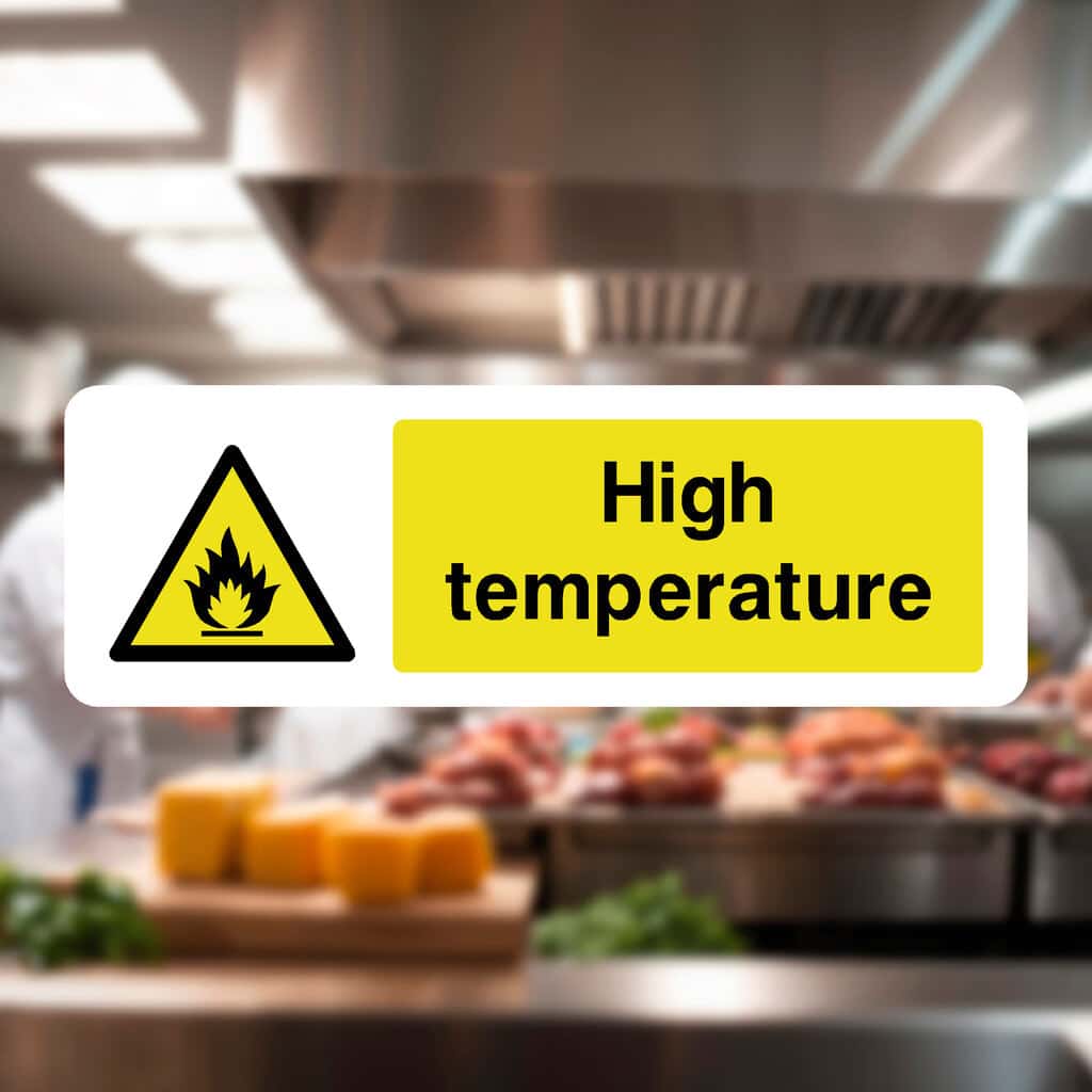 High Temperature Warning Sign | Safety Sign