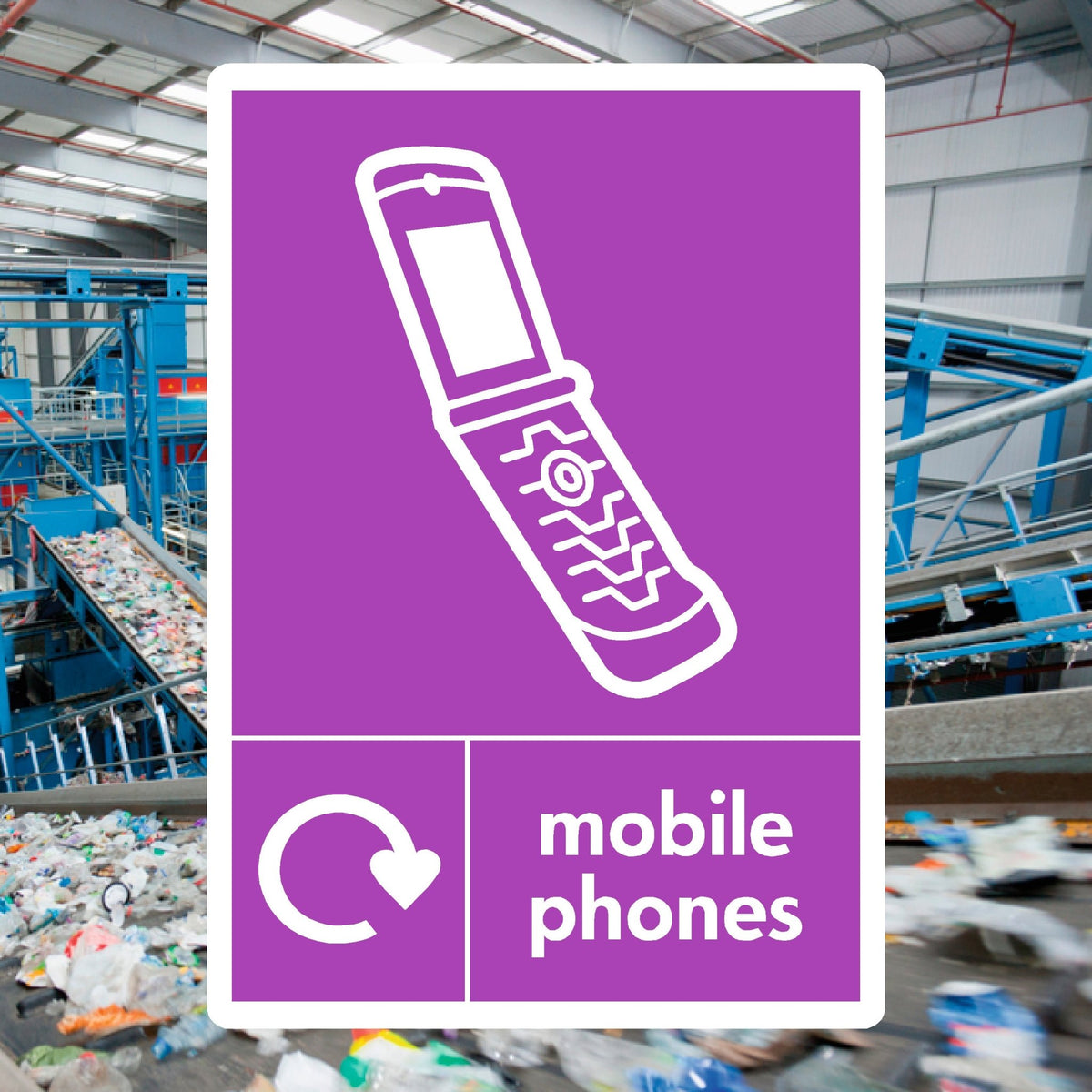 Mobile Phone Recycling Sign UK