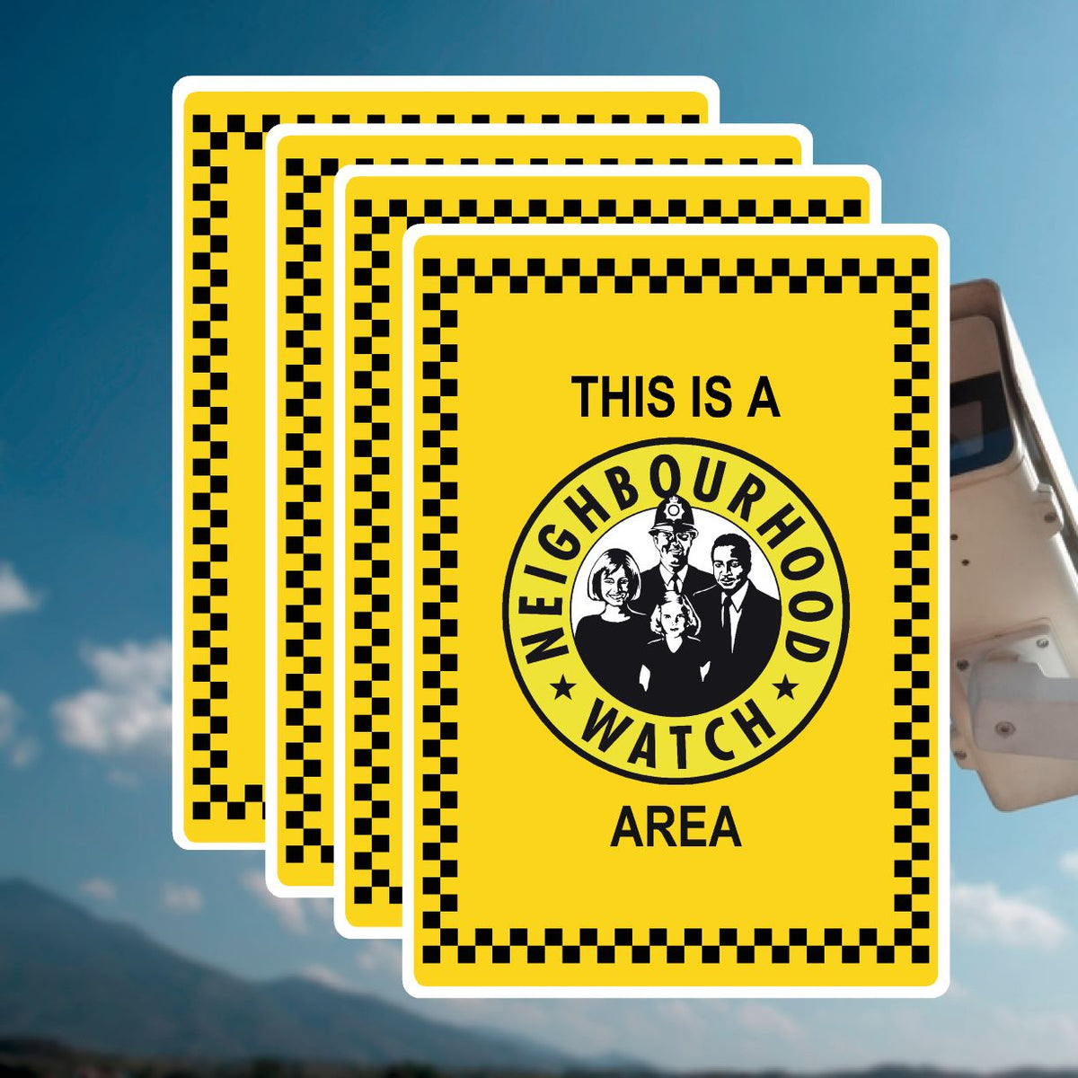 Neighbourhood Watch Sign 5 Pack | Security Signs