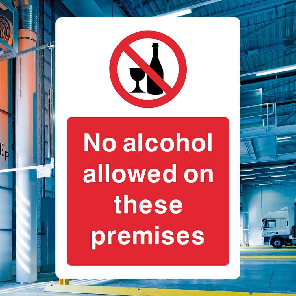 No Alcohol Premises Sign – Park & Play Safety