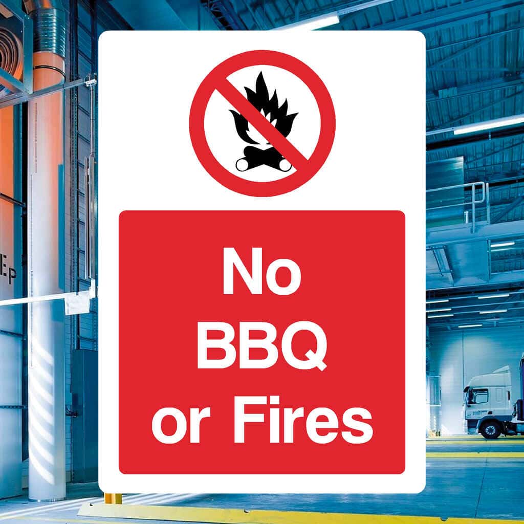 No BBQ or Fires Sign