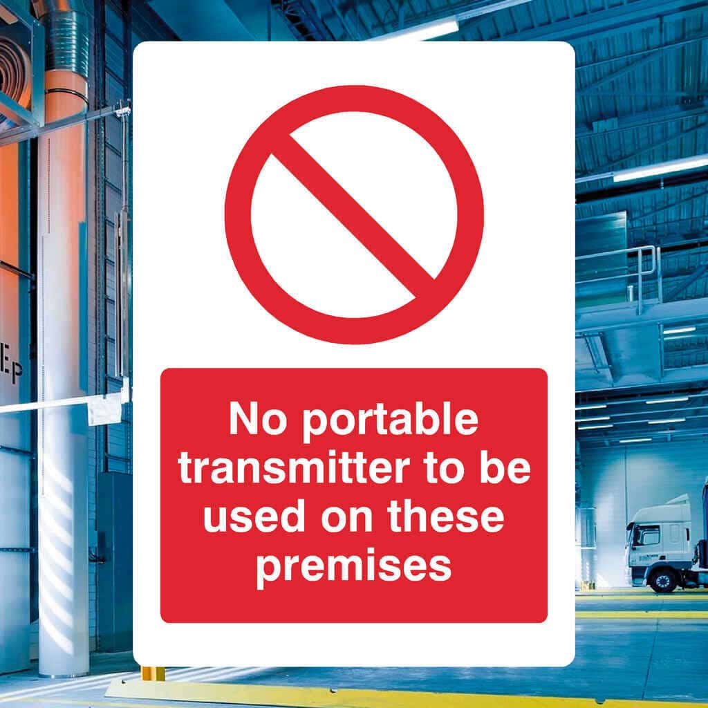 No Transmitters Sign | Security Signage UK