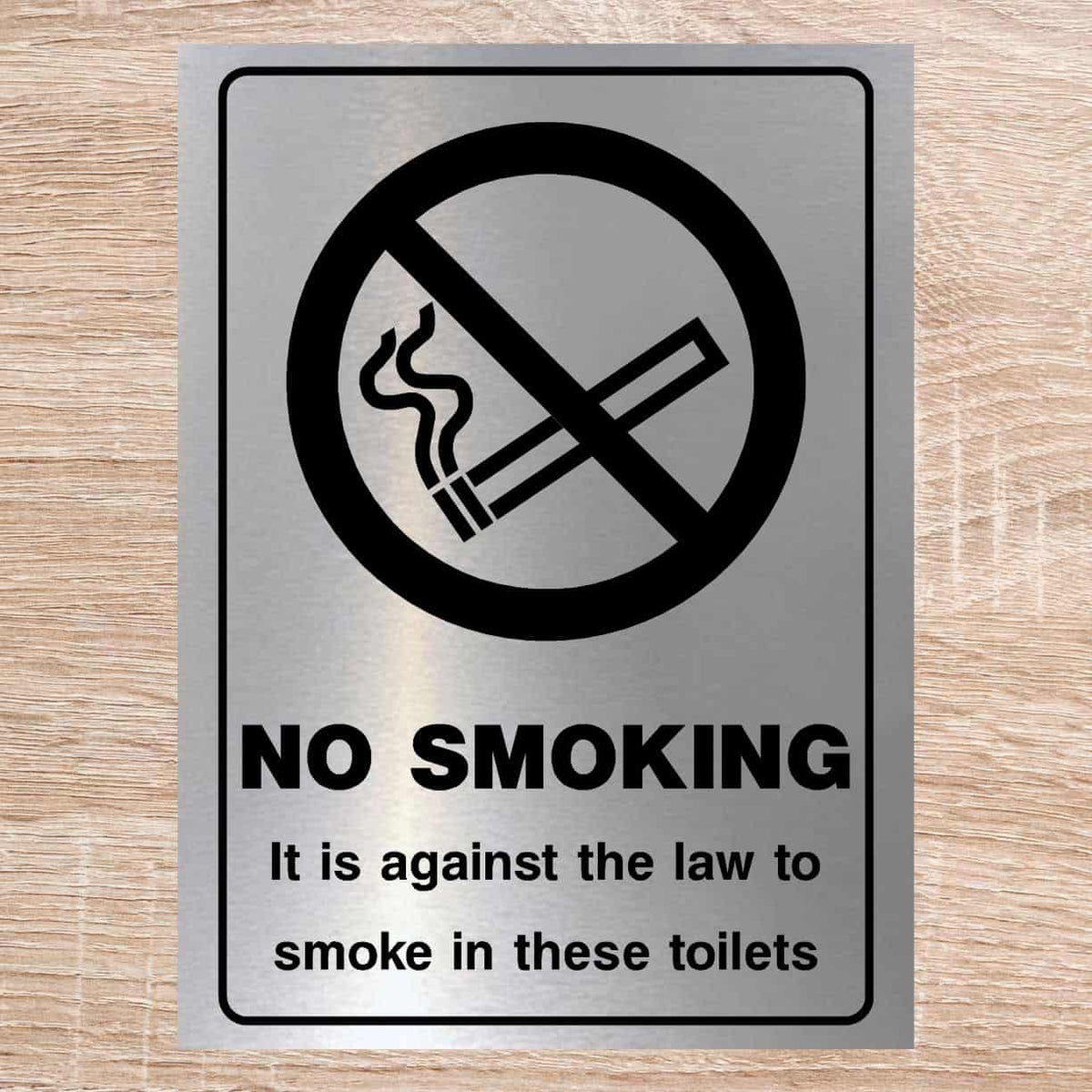 No Smoking Toilets Sign – Compliant Safety Sign