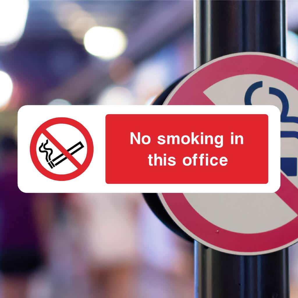 No Smoking In This Office Sign | Smoking Signs