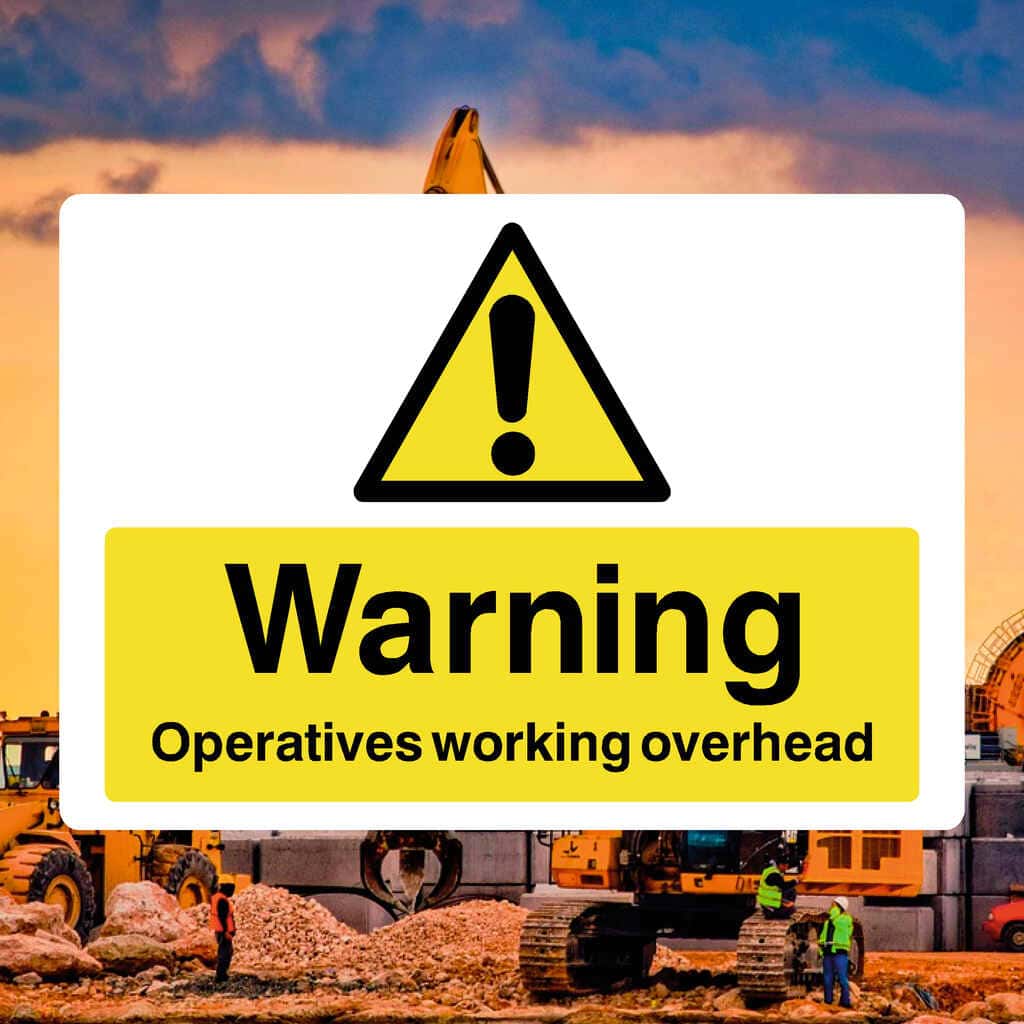 Overhead Hazard Sign | Warning Safety Sign UK