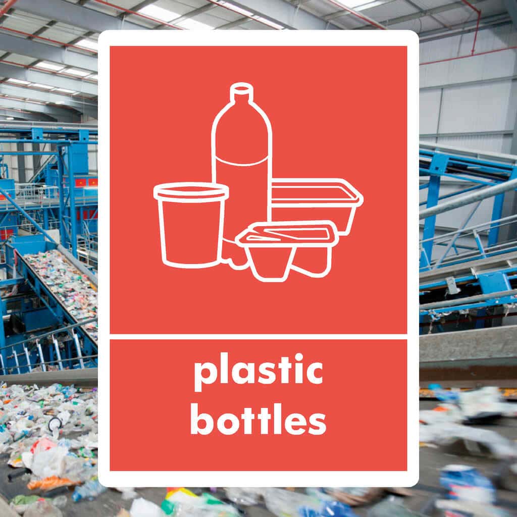 Plastic Bottles Recycling Sign | The Sign Shed