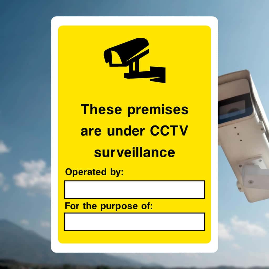 CCTV Surveillance Warning Sign | Security Sign UK