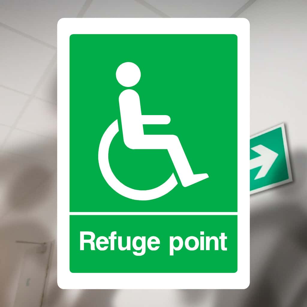 Refuge Point Sign – ISO-7010 Compliant Safe-Condition Sign
