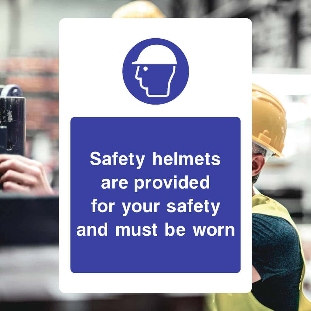 Safety Helmet PPE Sign | Site Safety