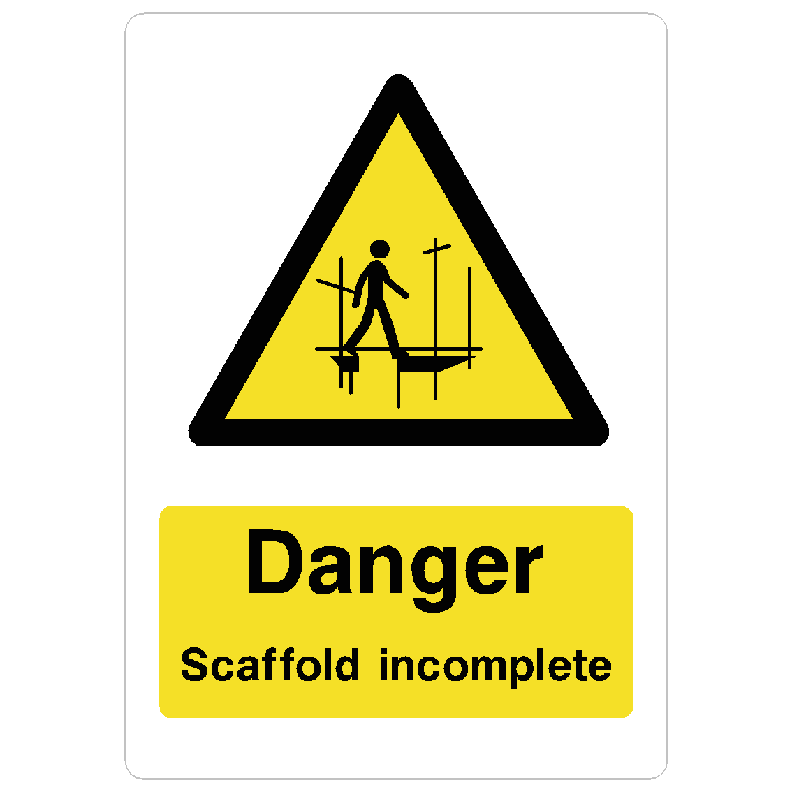 Scaffolding Incomplete Sign