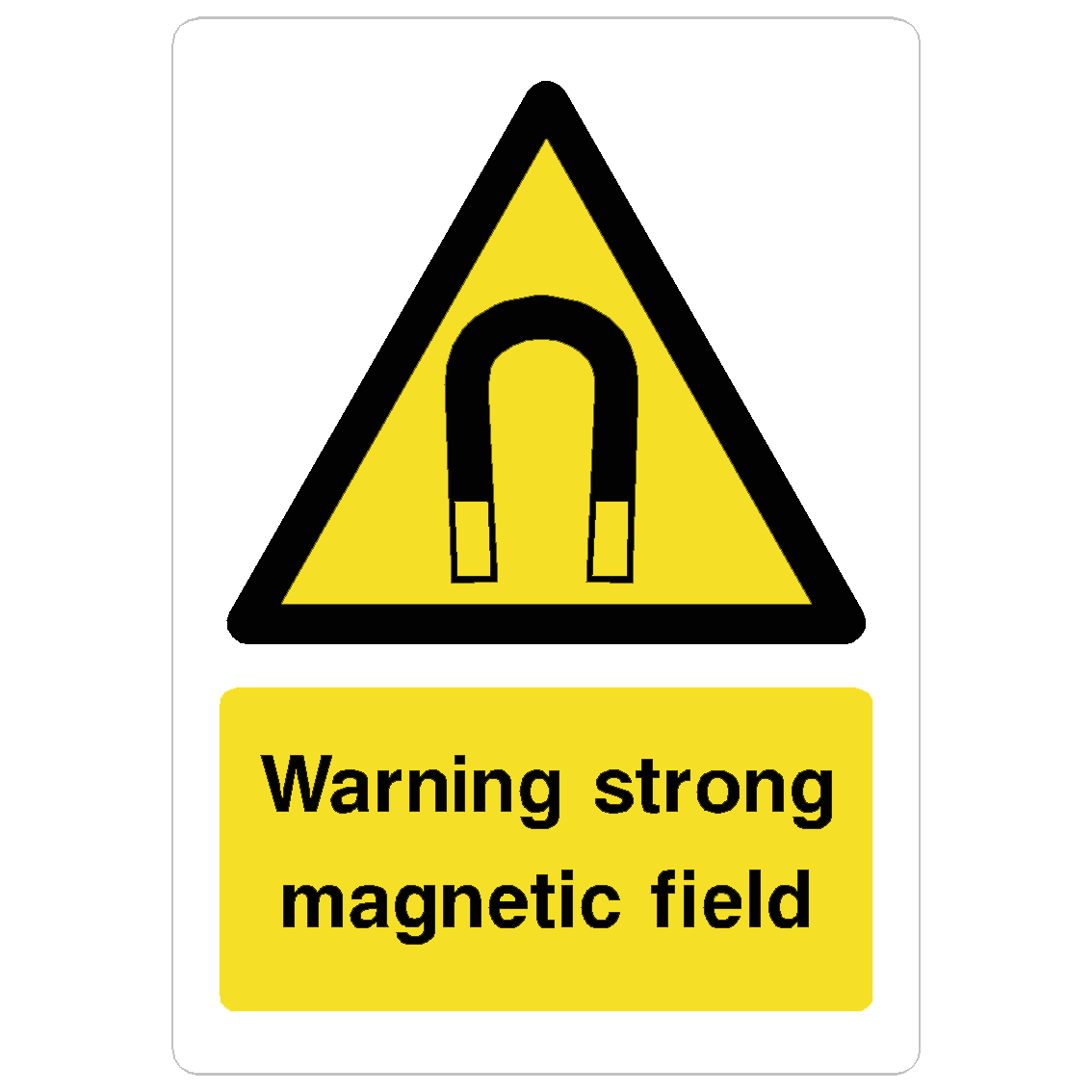 Strong Magnetic Field Sign