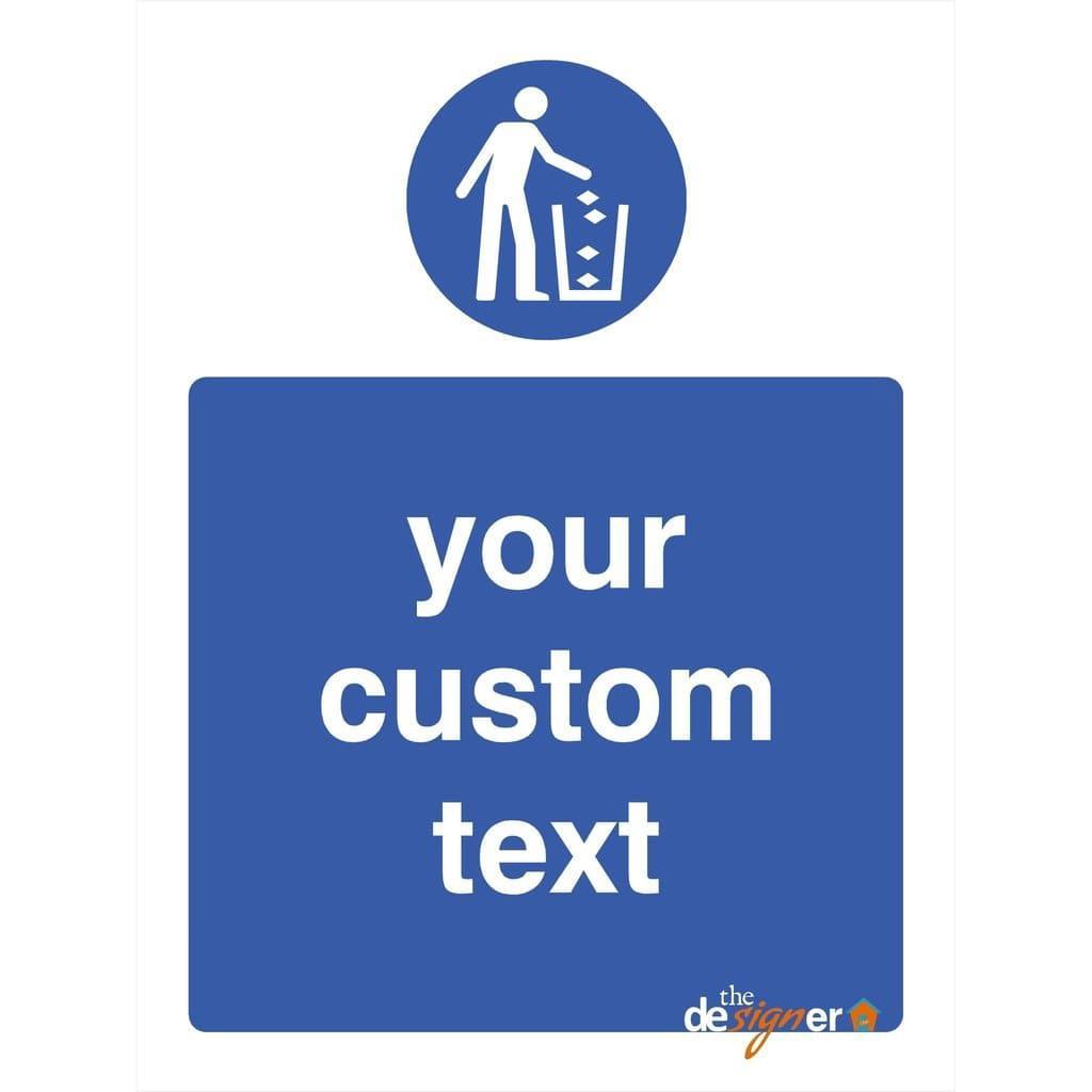 Custom Litter Sign | Personalised Signs