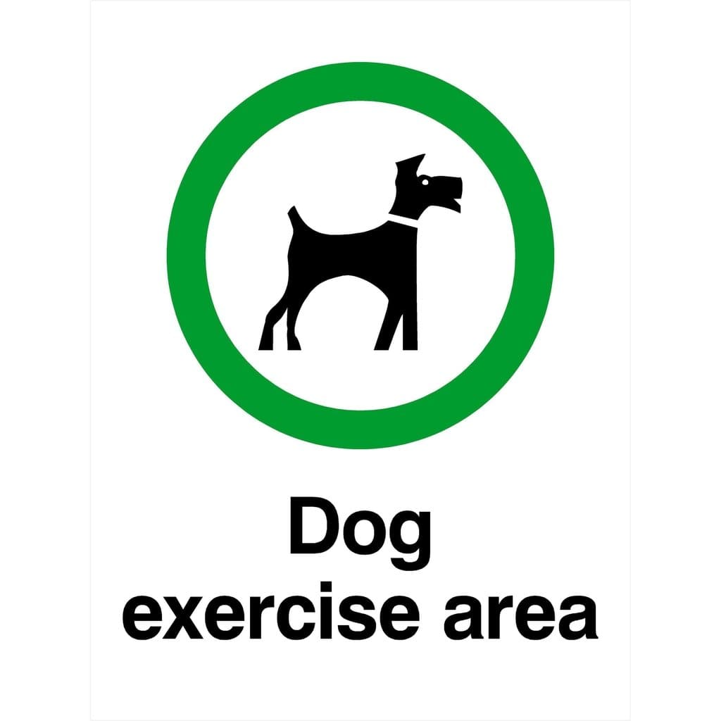 Dog Exercise Area Sign dog-exercise-area-sign