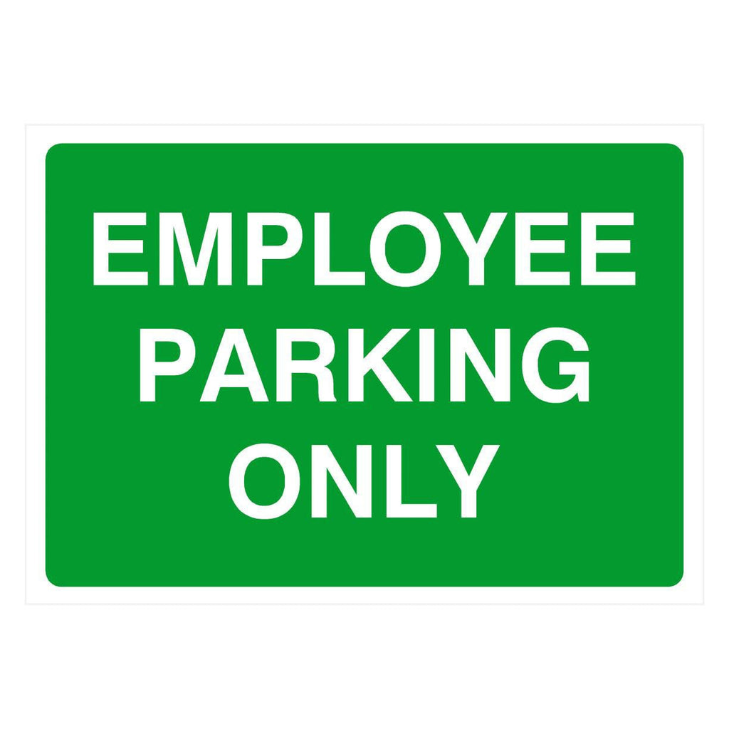 Employee Parking Only Sign