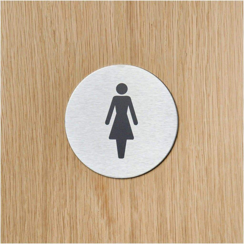 Stainless Steel Toilet Door Signs | The Sign Shed