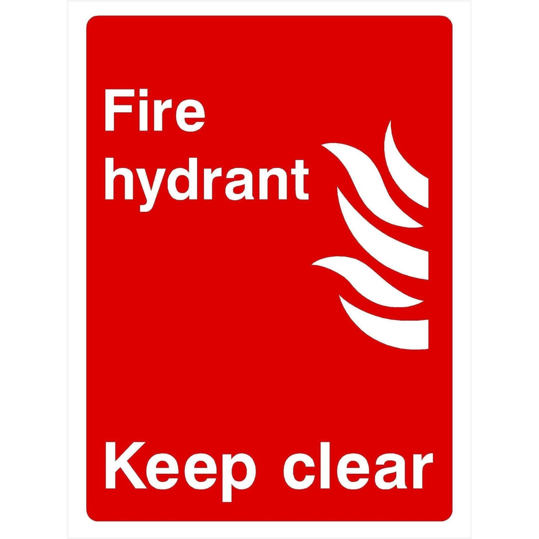 Fire Hydrant Keep Clear Sign | Fire Safety Signs