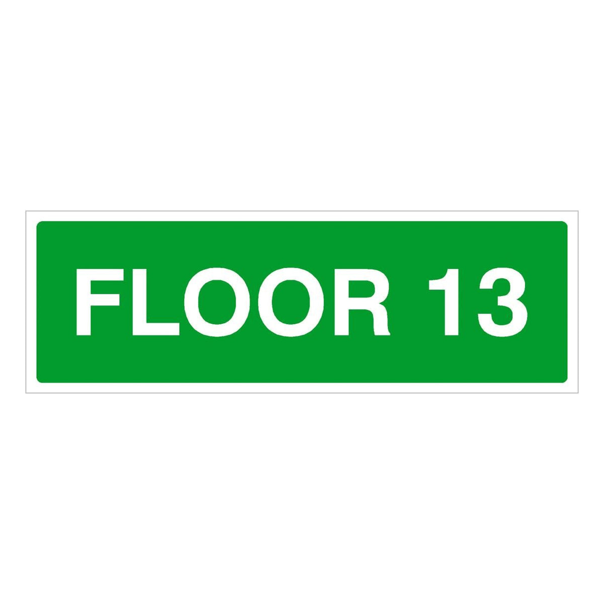 Floor 13 Identification Sign