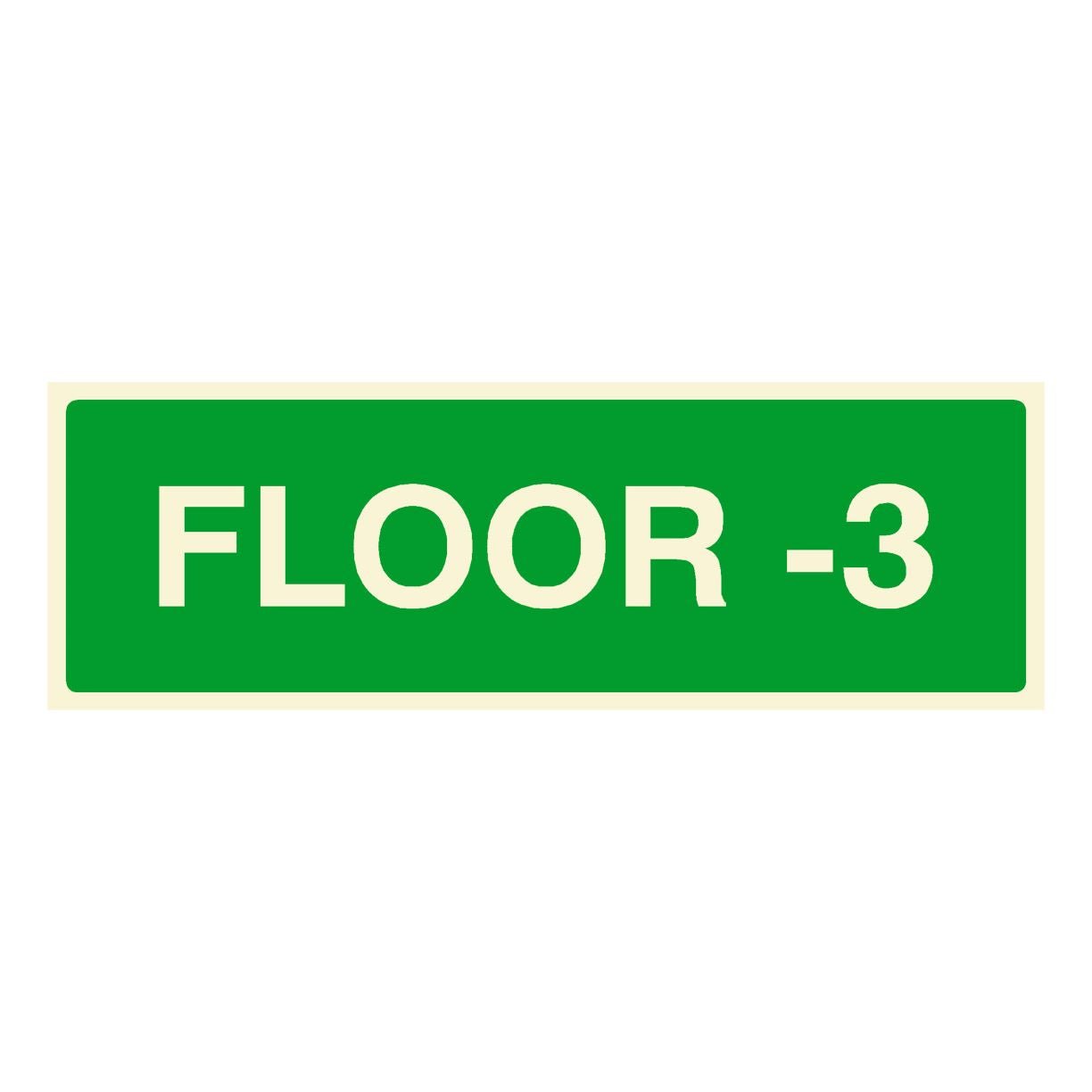 Floor -3 Identification Sign
