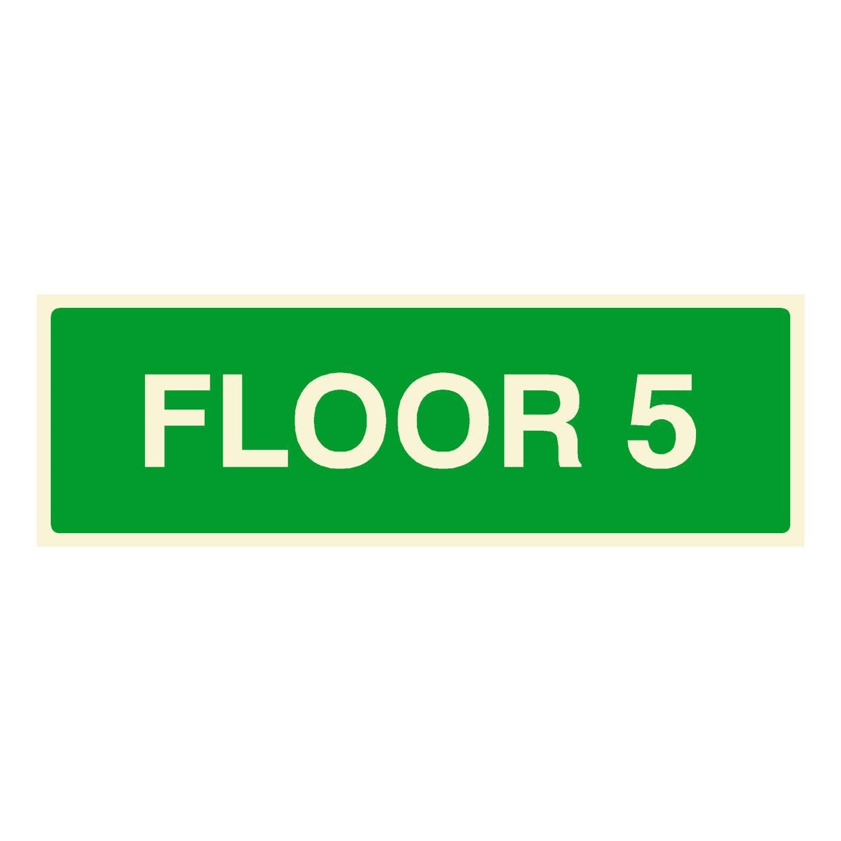 Floor 5 Identification Sign