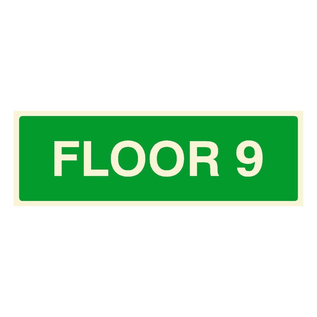 Floor 9 Identification Sign