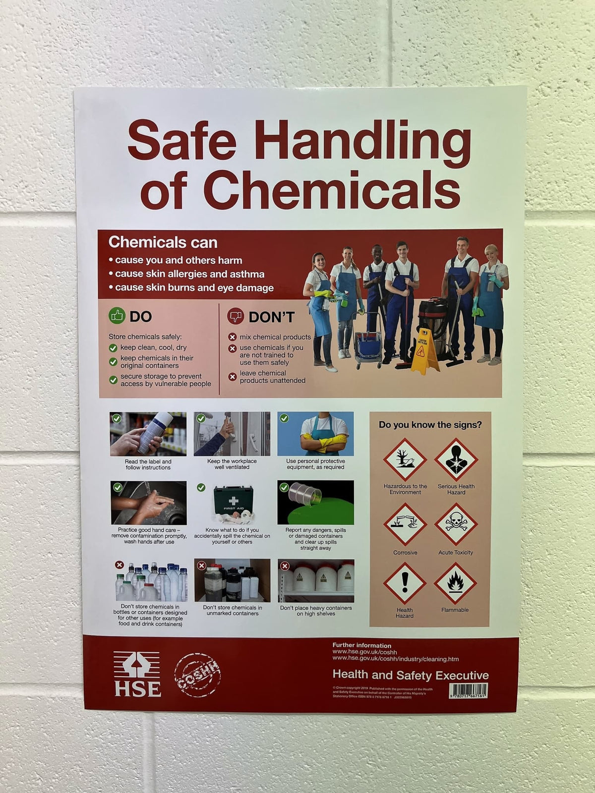 HSE Safety Law Posters – UK‑Compliant & Durable – The Sign Shed