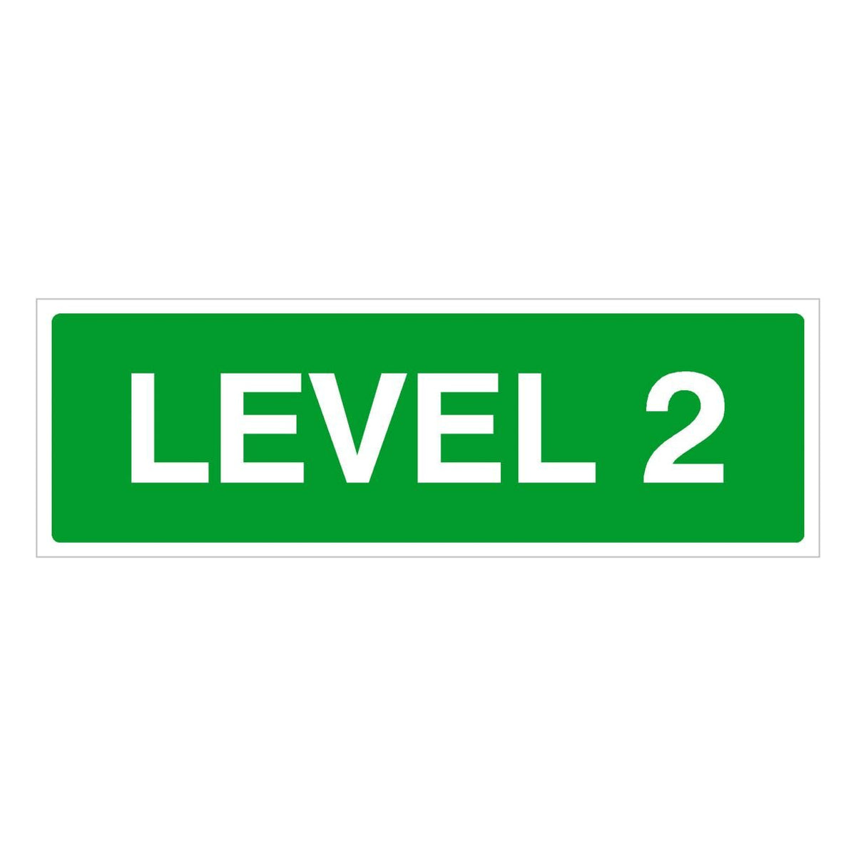 Level 2 Floor Identification Sign