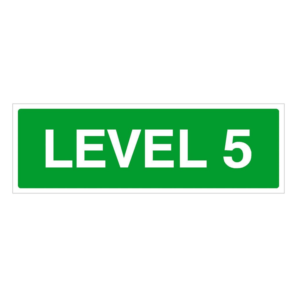 Level 5 Floor Identification Sign