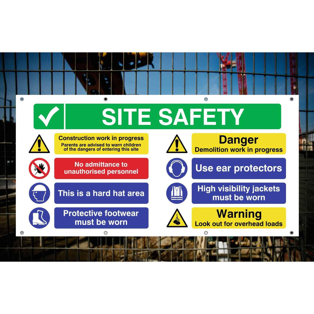 Industrial Safety Banner Safety Banner Vector Art, Icons, And Graphics